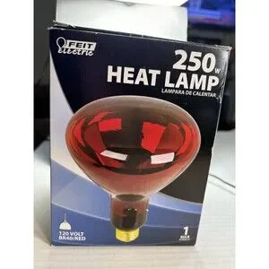 Unbranded | Other | Feit Heat Lamp Bulb 25 Watts Br40 Red Medium Base ...